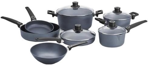 Woll Diamond Plus 11 Piece Nonstick Induction Cookware Set with 11.75 ...