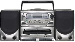 Amazon.com: Koss HG856B Portable CD/ Cassette/ Boom Box With Remote ...