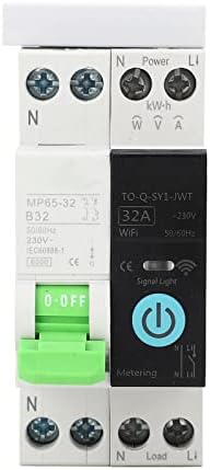 Remote Control Circuit Breaker, WiFi Circuit Breaker 1P+N 25A 230VAC 3 ...