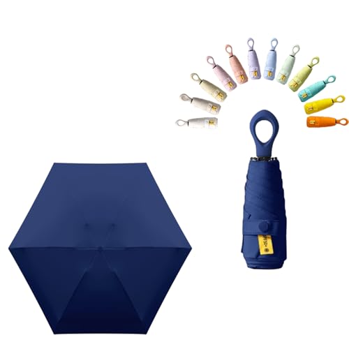 PINK!!! Mini Sun Travel Umbrella Ring handle Coating Layer Fabric ...