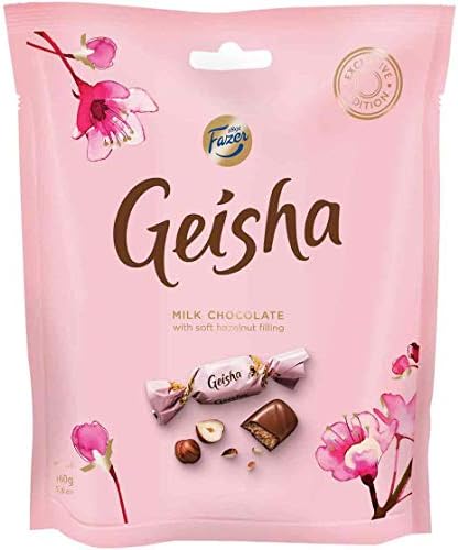 Fazer Geisha Milk Chocolate with Soft Hazelnut Filling Pouch 160g price ...