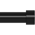 Amazon.com: Black Curtain Rod 72-144 inch, 1" Heavy Duty Long Curtain ...