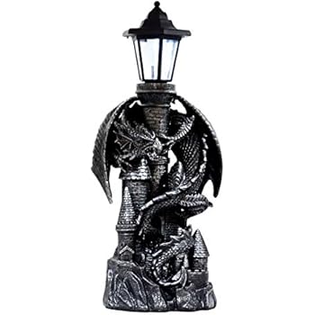 Amazon.com : Dragon Statue with Solar Light Lantern : Garden & Outdoor