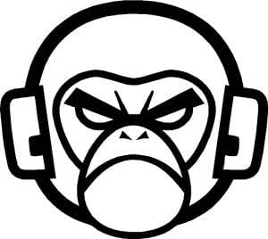 ANGRY MONKEY VINYL STICKER, Exterior Accessories - Amazon Canada