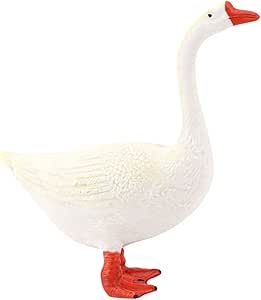 Amazon.com: Goose Statue Farm Animal Sculpture: Garden Goose Statue ...