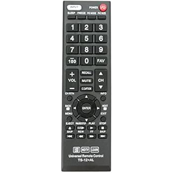 Amazon.com: New CT-RC1US-16 TV Remote for Toshiba LED HDTV 28L110U ...