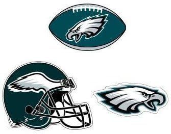 Amazon.com: NFL Philadelphia Eagles Stickers 3 Pack: Toys & Games