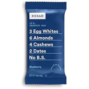 Amazon.com : RXBAR, Blueberry, Protein Bar,Breakfast Bar, High Protein ...