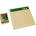 Amazon.com: Kid Advance Montessori Division Bead Board : Toys & Games