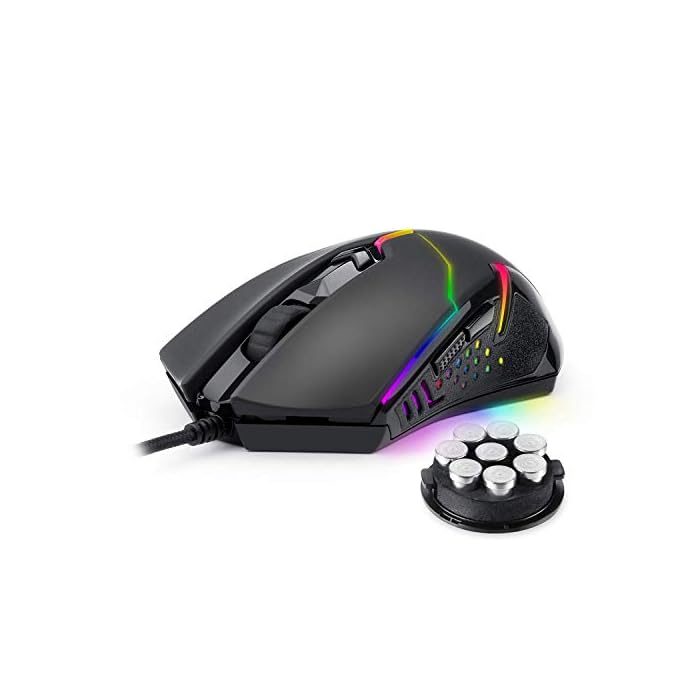 Redragon M601 RGB Gaming Mouse Backlit Wired Ergonomic 7 Button ...