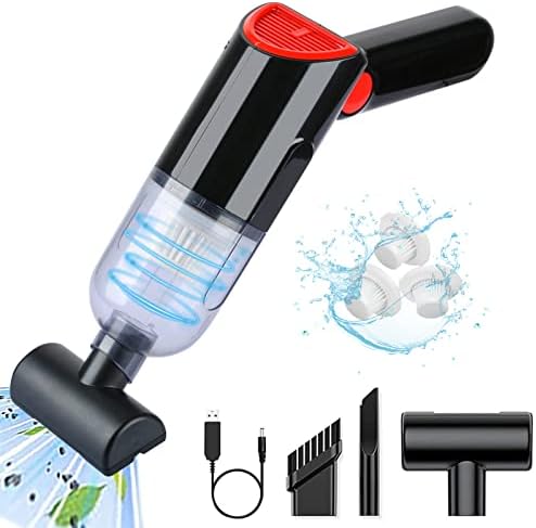 Car Vacuum Cleaner, 9000PA Cordless Battery Rechargeable Handheld ...