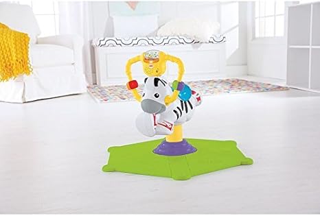 Amazon.com: Fisher-Price Bounce & Spin Zebra: Toys & Games