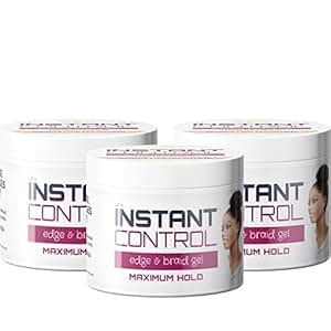 Amazon.com : Instant Control Edge & Braid Gel Max. Hold 4 oz. (Pack of ...