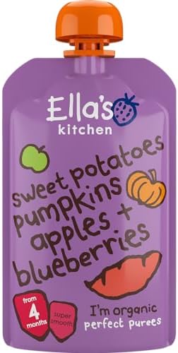 Ella's Kitchen Organic Super Smooth Sweet Potatoes, Pumpkin, Apples and ...