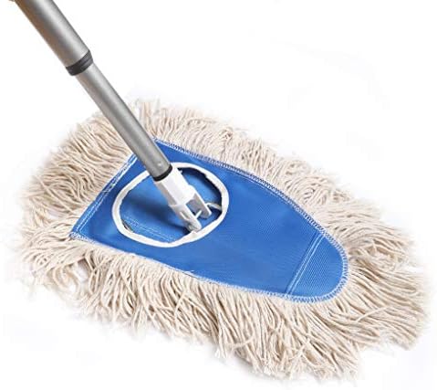 Fuller Brush Dry Mop - Washable Cotton Mop Head with Adjustable Handle ...