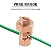 6PCS Split Bolt Connector Copper Grounding Clamps for Completing Ground ...