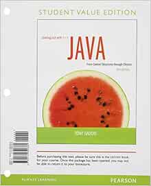 Starting Out with Java: Control Structures through Objects Student ...