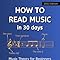 How to Read Music in 30 Days: Music Theory for Beginners - with ...