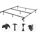 Amazon.com: Heavy Duty 7-Leg Adjustable Metal Queen, Full, Full XL ...