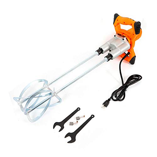 Electric Mortar Mixer, Double Paddle Concrete Plaster Mortar Paint ...