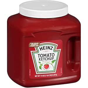 Amazon.com : Heinz Bulk Ketchup Jug (114 oz Containers, Pack of 6 ...