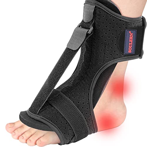 Plantar Fasciitis Night Splint Drop Foot Orthotic Brace,Improved Dorsal ...