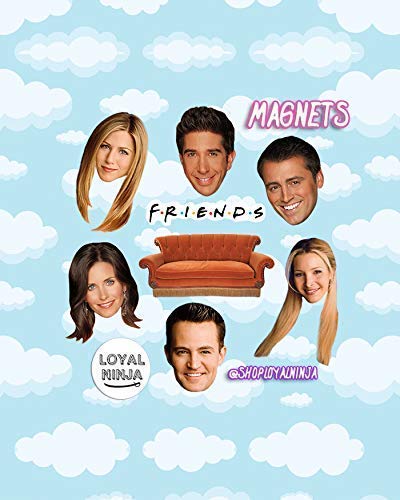 Amazon.com: FRIENDS Magnets Set - Friends Tv Show - 90s Tv - Friends TV ...