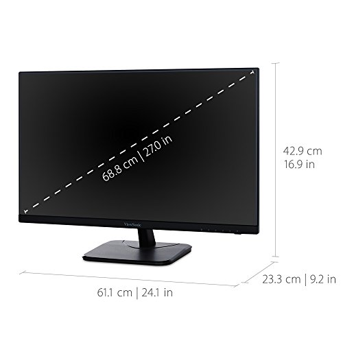 ViewSonic VA2756-MHD 27 Inch IPS 1080p Monitor with Ultra-Thin Bezels ...