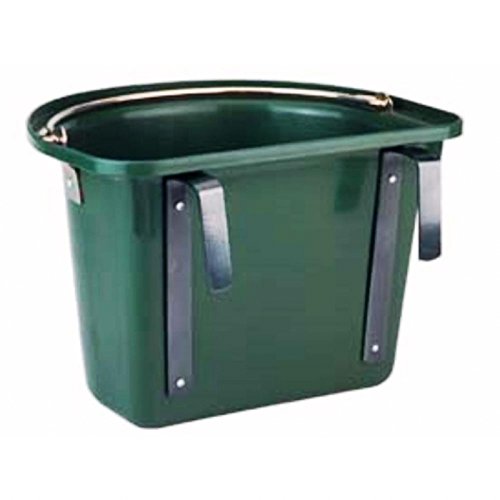 Eimer Stalleimer mit Bügel und 2 Metallhaltern zum Einhängen blau ...