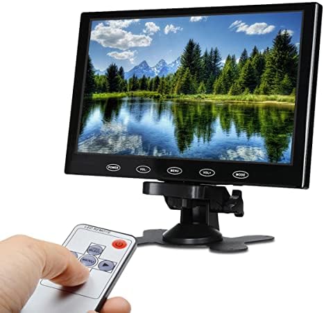 PONPY 7 Inch Portable Gaming Monitor High-Res 1024x600 PC Screen CCTV ...