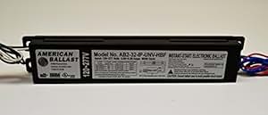 American Ballast - 1 or 2 Lamp- Model: AB2-32-IP-UNV-HBF - 120 ~ 277V ...