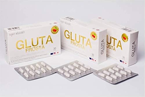 3 Boxes.Gluta Frosta “3x Triple Gluta Booster” (1 Box. x 30 Capsules ...