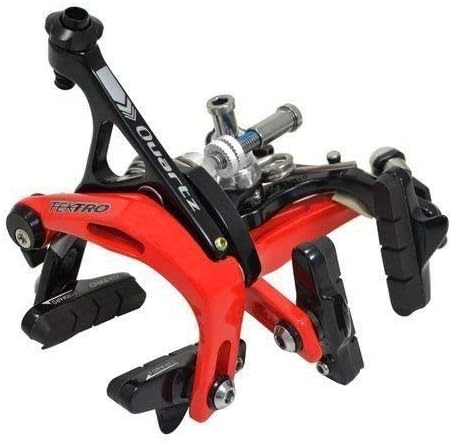 TEKTRO R741 Aluminum Road Bike Dual Pivot Caliper Brake Set, Black and ...