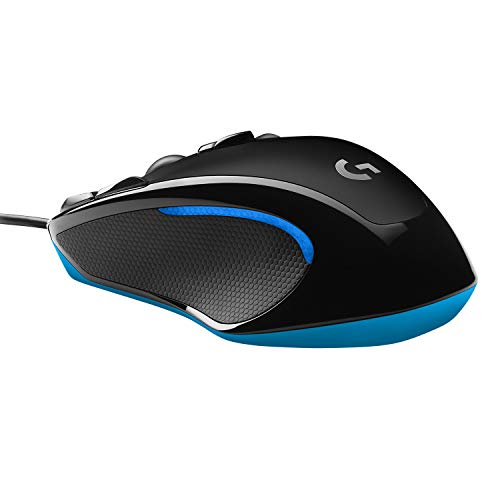 Logitech G300s Optical Ambidextrous Gaming Mouse – 9 Programmable Buttons, Onboard Memory ...