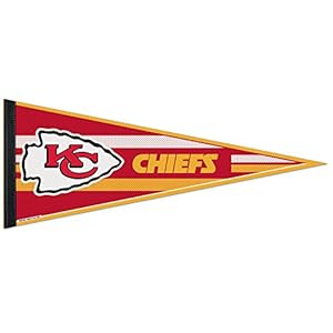 Amazon.com : NFL Kansas City Chiefs WCR63771813 Carded Classic Pennant ...