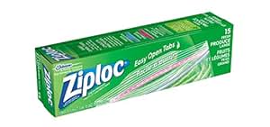 Amazon.com: Ziploc Fresh Produce Bags Large - 15 Count: Video Game ...