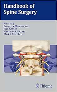 Handbook of Spine Surgery: 9781604064193: Medicine & Health Science ...