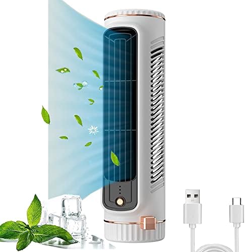 سعر DMG Tower Fan, Portable Desk Table Fan with 3 Speeds,11 Inch ...