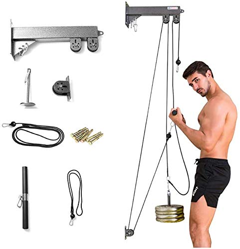 Buy S SMAUTOP Cable Pulley, Forearm Wrist Trainer, Tricep Workout ...