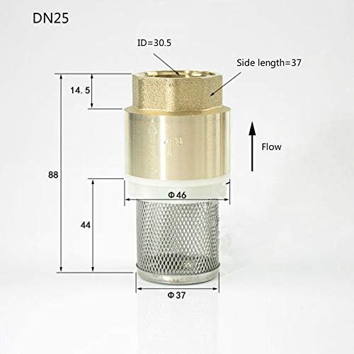 Check Valve with Filter for Pump 1/2 3/4 1 1-1/4 1-1/2 2 2-1/2 3 inch ...