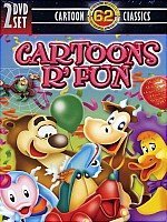 Amazon.com: Cartoons R' Fun - 2 DVD Set 62 Classic Cartoons by Cartoon ...