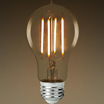 Bulbrite Dimmable 7W 3000K A19 Filament LED Bulb - - Amazon.com