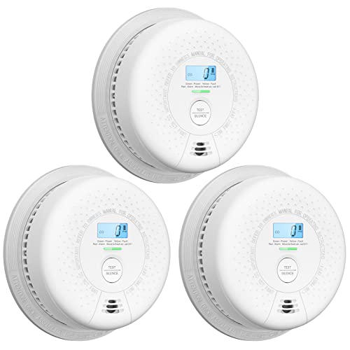 X-Sense Smoke Detector Carbon Monoxide Detector Combo, 10-Year Battery ...