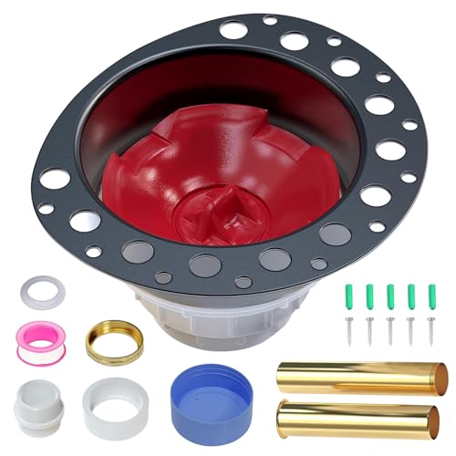 PVC Freestanding Tub Drain Rough-in Kit, Bathtub Drain Kit with PVC ...