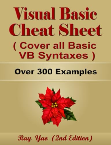 Mua Visual Basic Cheat Sheet, Syntax Table & Chart, Complete Reference ...