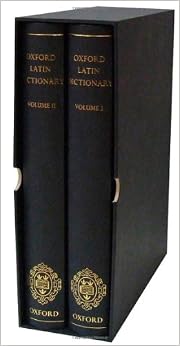 Oxford Latin Dictionary: Oxford Languages: 9780199580316: Amazon.com: Books