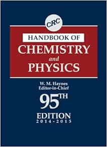 CRC Handbook of Chemistry and Physics, 95th Edition: Haynes, William M ...