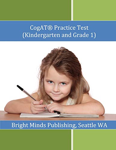 Cogat Practice Test (Kindergarten and Grade 1): WA, Bright Minds ...