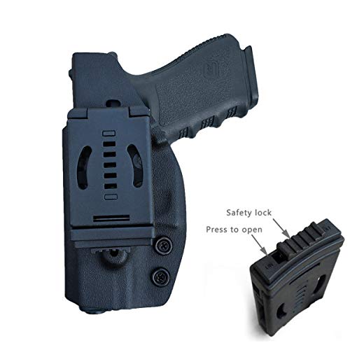 OWB Kydex Holster Fit: Glock 19 19x / Glock 23 25 32 / Glock 17 22 31 / Glock 26 27 30s (Gen 1-5 ...