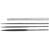 General Tools S477 Swiss Pattern Needle File Set with Handle, Set of 3 ...